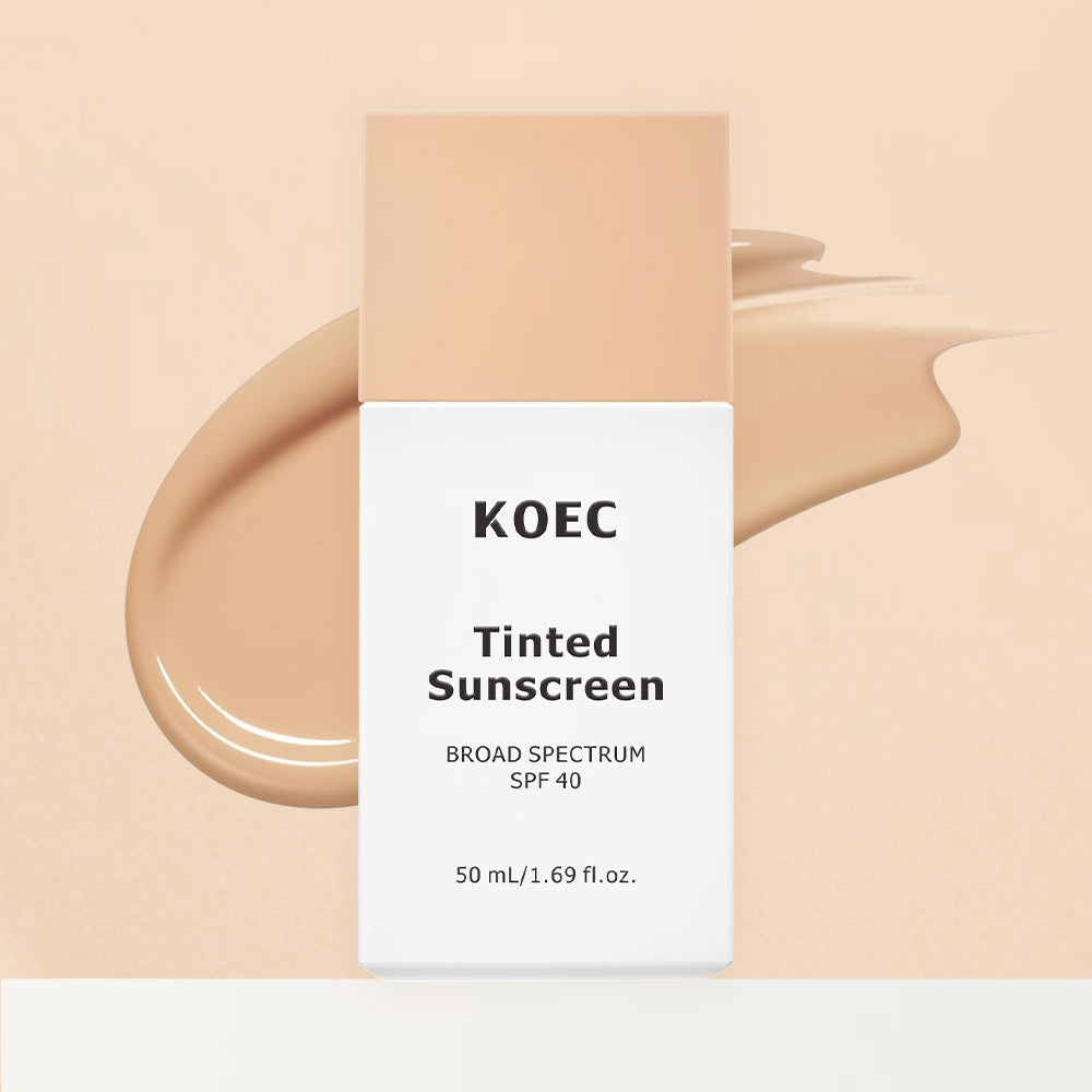 Daily Tinted Fluid Sunscreen SPF40 -Light&Medium Spectrum – KOEC Beauty