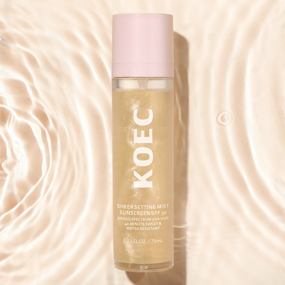 Sunglaze Sheer Setting Sunscreen Mist – KOEC Beauty