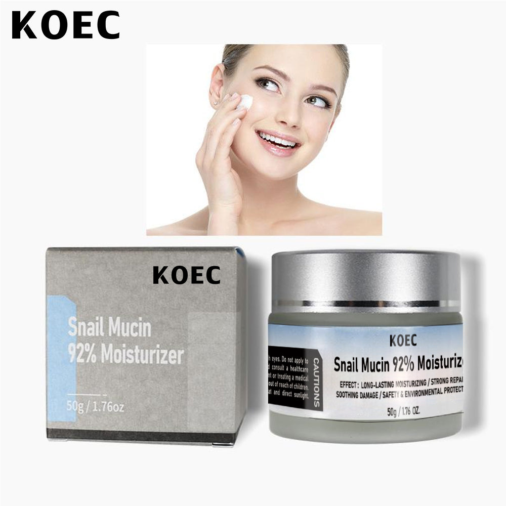 Snail Mucin 92% Moisturizer Face Cream – KOEC Beauty