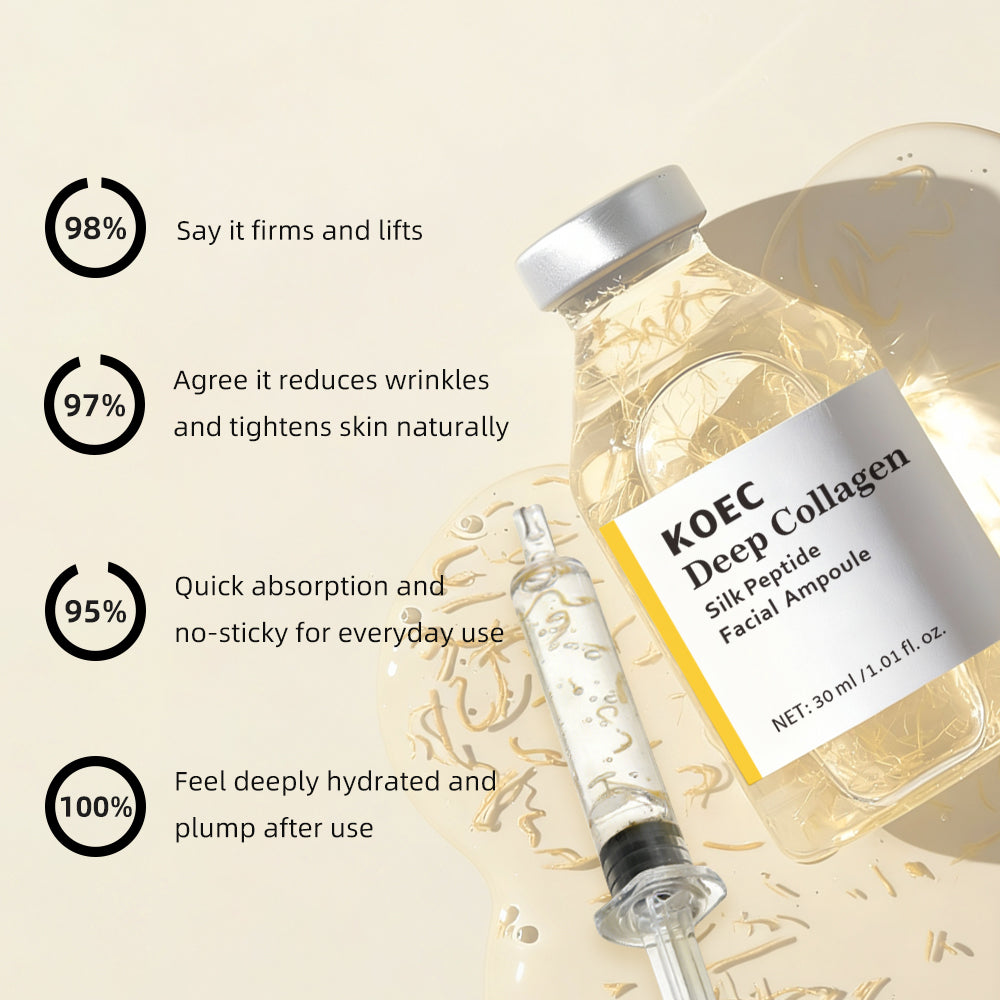 Collagen Peptide Face Serum - Anti-Aging Firming Ampoule – KOEC Beauty