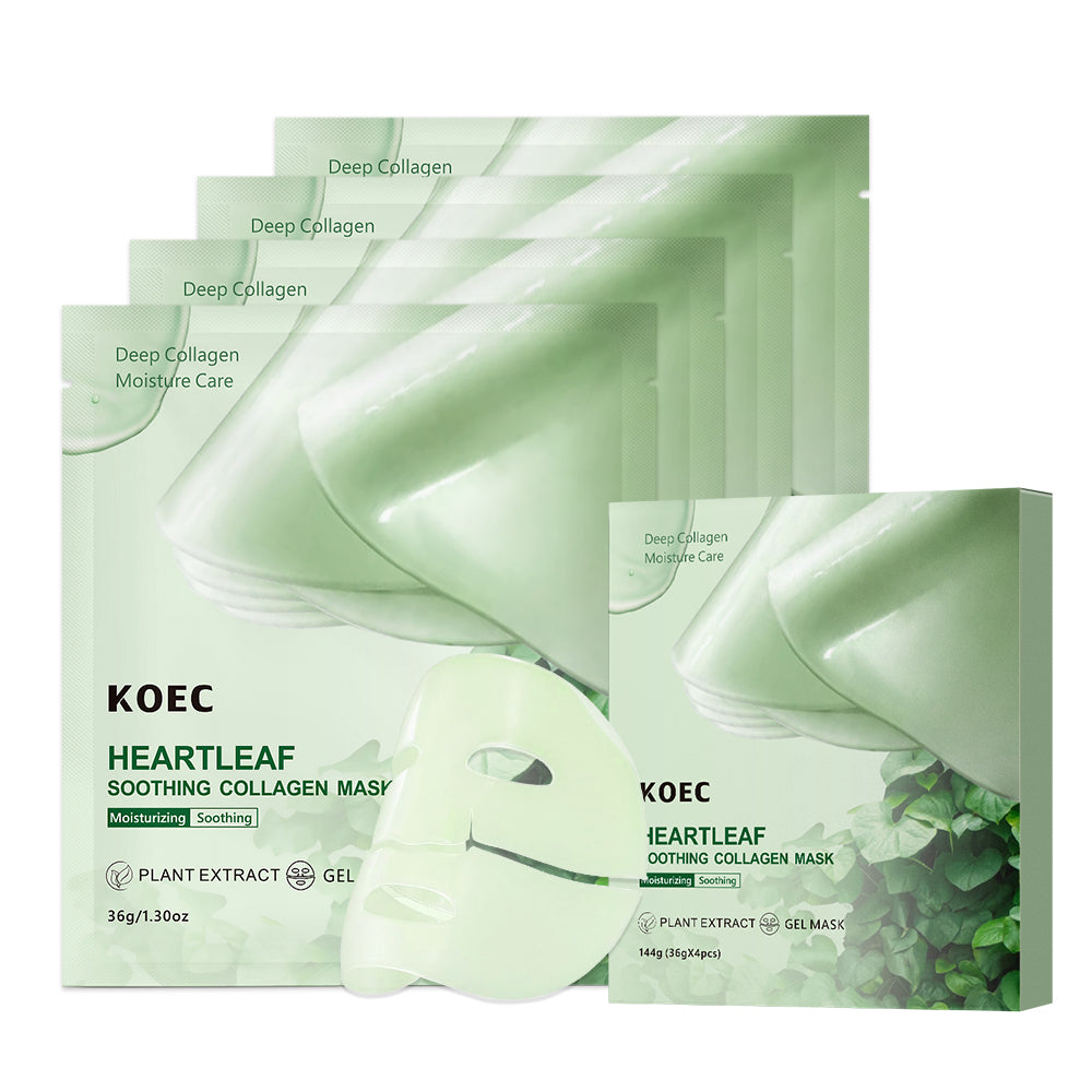 HEARTLEAF SOOTHING COLLAGEN MASK 4 Sheets – KOEC Beauty