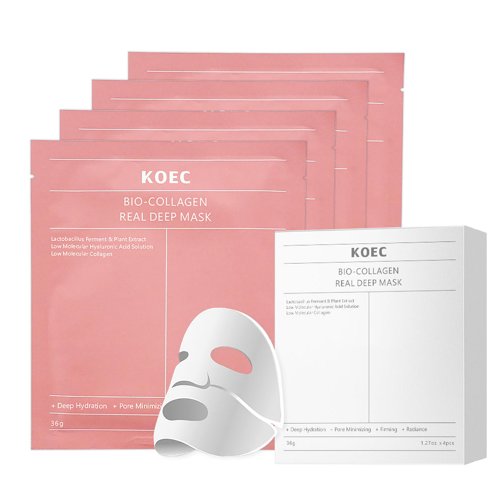 BIO-Collagen Real Deep Mask 4 sheets – KOEC Beauty
